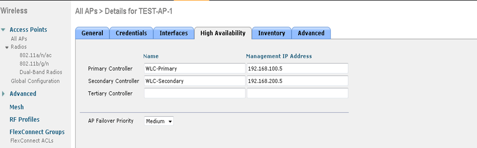 CISCO WIRELESS CONTROLLER REDUNDANCY OVER WAN - IP With Ease CISCO WIRELESS CONTROLLER REDUNDANCY OVER WAN - IP With Ease