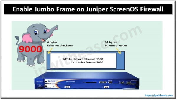 Enable Jumbo Frame on Juniper ScreenOS Firewall - IP With Ease