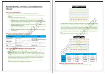 Passive Networking & Cabling Interview Q&A - IP With Ease