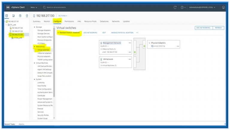 Introduction to vSphere Standard Switch - IP With Ease