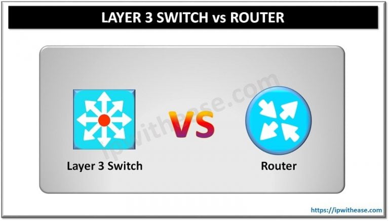 Layer 3 Switch vs Router - Know the difference - IP With Ease