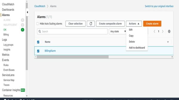 AWS Billing Alarm Creation - IP With Ease
