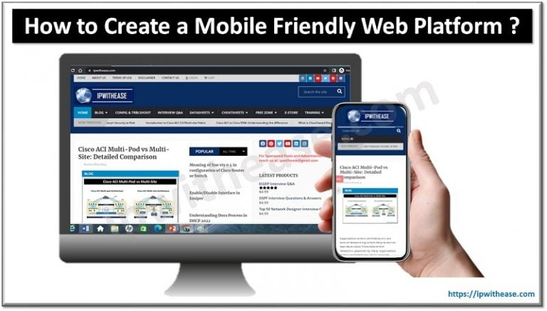 How to Create a Web Platform Mobile Friendly - IP With Ease