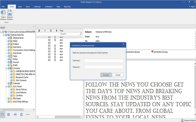 Migrate Outlook PST to Office 365 using Stellar Migrator for Outlook - IP With Ease