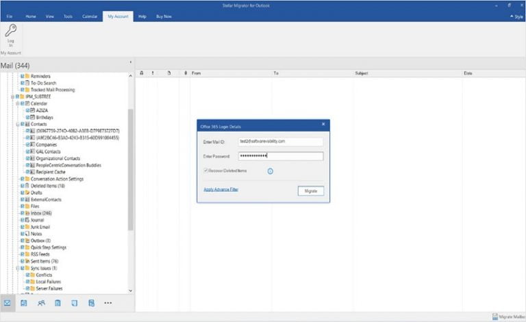 Migrate Outlook PST to Office 365 using Stellar Migrator for Outlook - IP With Ease