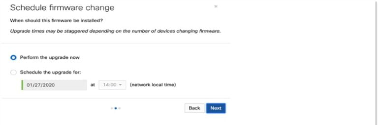Cisco Meraki Firmware Upgrade - IP With Ease