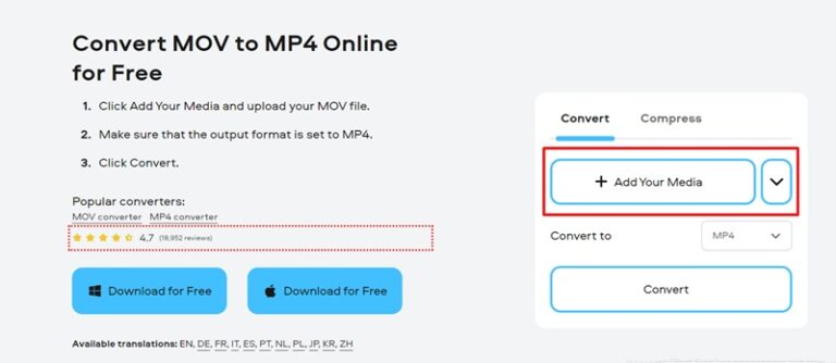 How to Easily Convert MOV to MP4 with Movavi? - IP With Ease