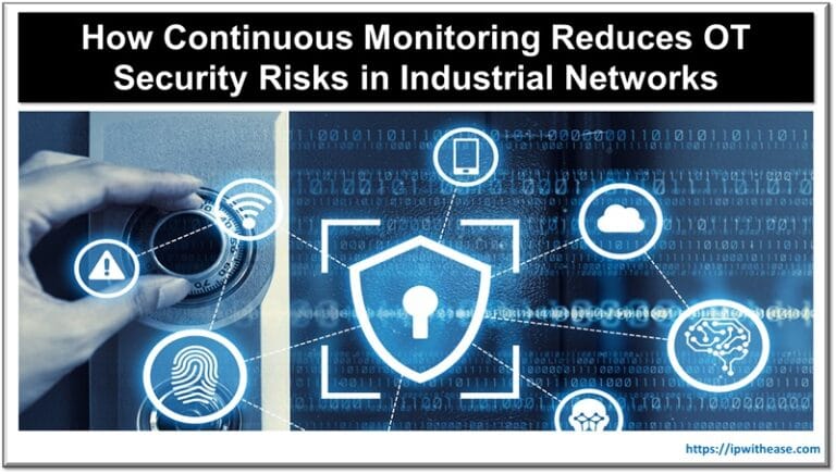 How Continuous Monitoring Reduces OT Security Risks in Industrial Networks - IP With Ease
