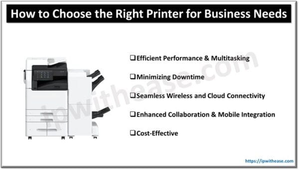 How to Choose the Right Printer for Business Needs - IP With Ease